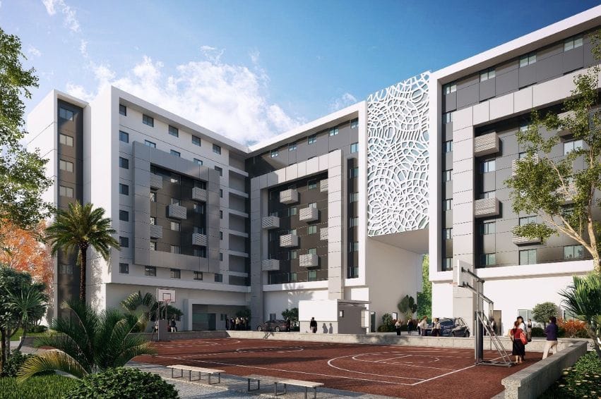 Résidence universitaire Ziraoui au Maroc par ODC Consulting